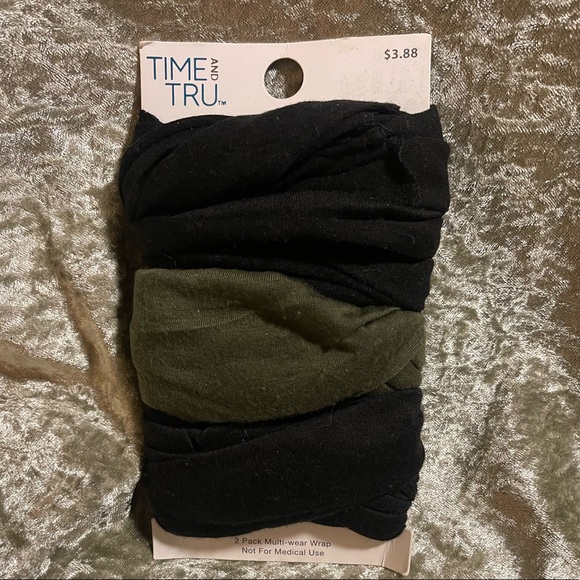 Time and Tru | Accessories | Time And Tru Multiwear Wrap 3 Pack Olive ...